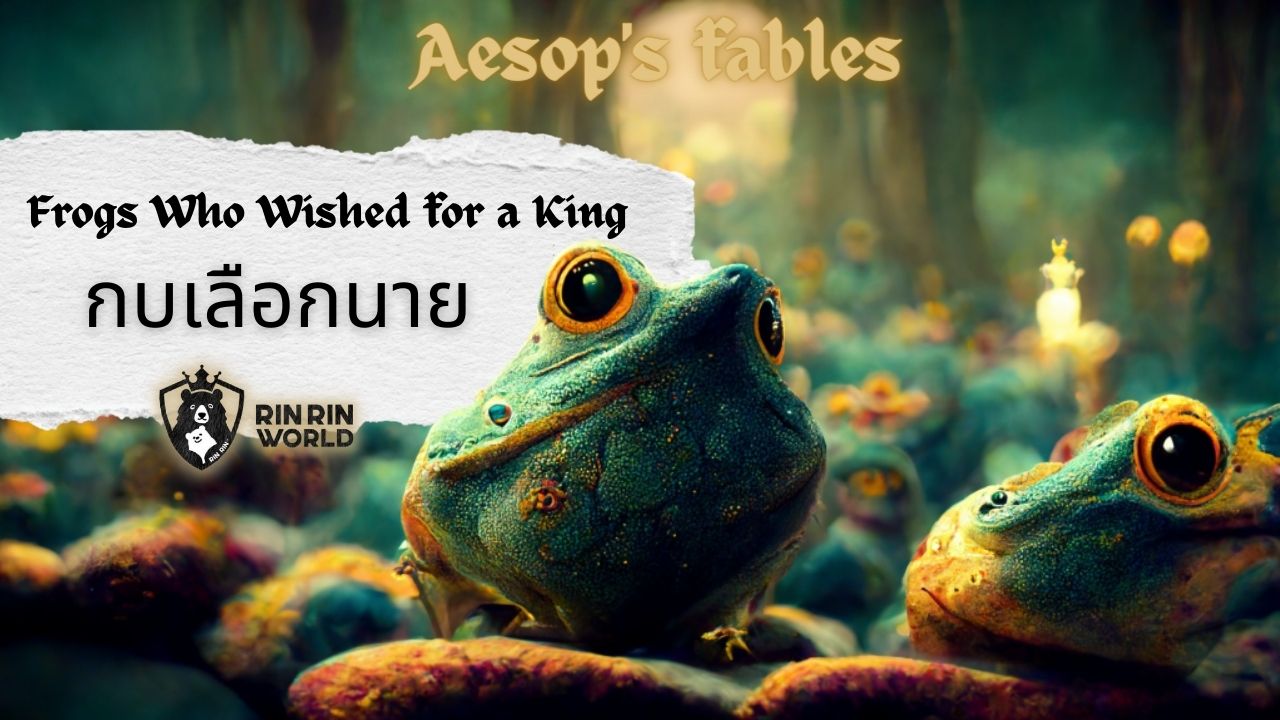 นิทานอีสป กบเลือกนาย The Frogs Who Wished for a King - RinRin World